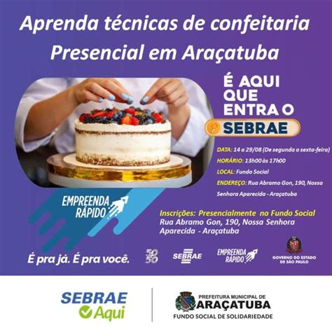 Sebrae Sp Tem 98 Vagas Para Cursos Gratuitos Em Araçatuba Hojemais De
