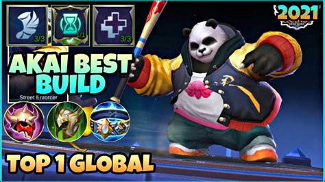 Akai Best Build 2021 Top 1 Global Akai Build Mobile Legends YouTube