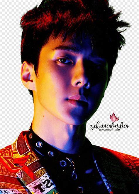 Exo เซฮุนพลังแห่งดนตรีชายสวมเสื้อแดง Png Pngegg