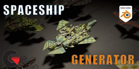 Blender Market Procedural Spaceship Generator CGArchives