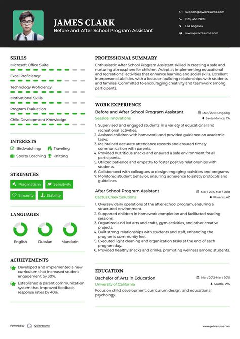 10 After School Program Assistant Resume Samples And Templates For 2025
