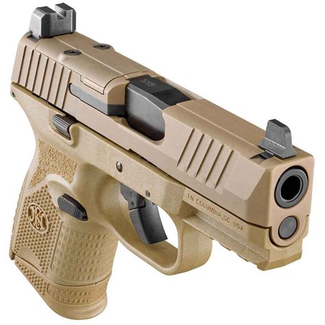 Fn Fn 509 Compact 9mm Luger 37in Fdeblack Pistol 151 Rounds Tan
