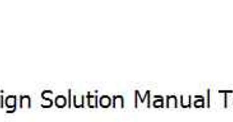 Chemical Engineering Design Solution Manual Towler Imgur