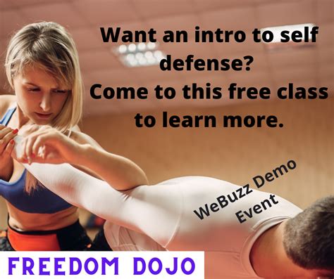 Free Self Defense Class Demo Webuzz