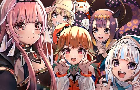 Drew The Hololive EN Members R Hololive