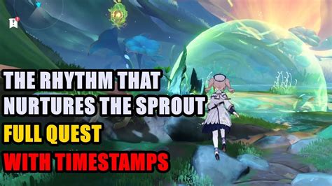 the rhythm that nurtures the sprout quest genshin impact youtube