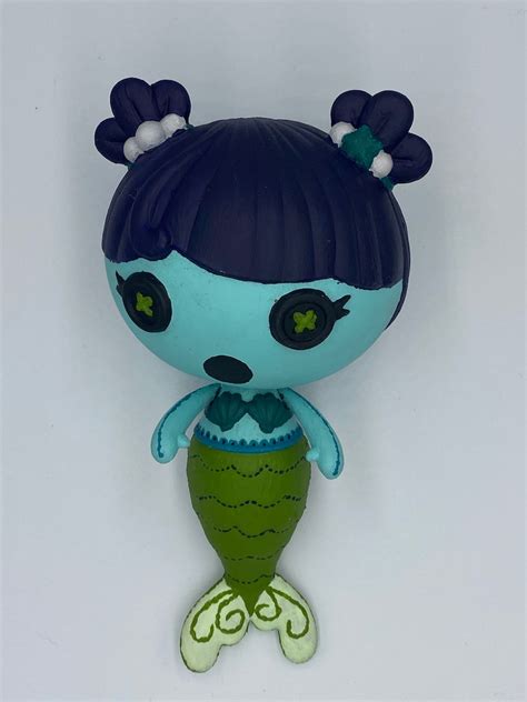 Ooak Lalaloopsy Repaint Siren Mermaid Art Doll Etsy