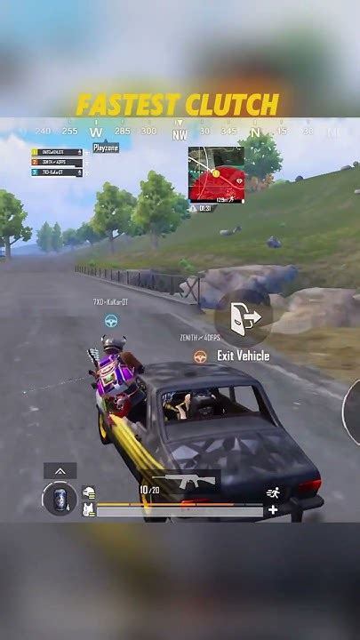 Fastest Clutch By 🚀 Bgmi Pubg Youtube