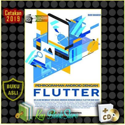 Jual Buku Pemrograman Android FLUTTER Plus CD Shopee Indonesia