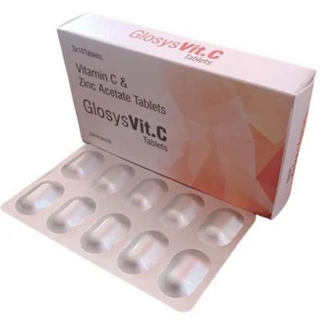 Vitamin C Zinc Acetate Tablets At ₹ 360box Sector 38 Sonipat Id