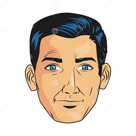 Projeto Isolado Dos Desenhos Animados Do Homem Ilustração Do Vetor