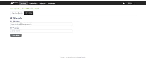 Manage Sandbox Access Iris Irp