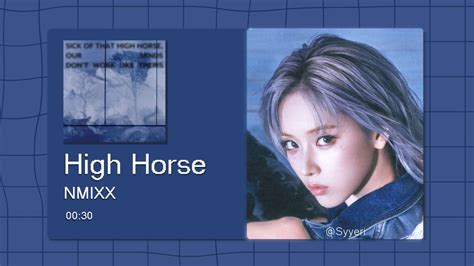 【8d环绕】high Horse Nmixx 请佩戴耳机使用~ Syyeri Syyeri 哔哩哔哩视频