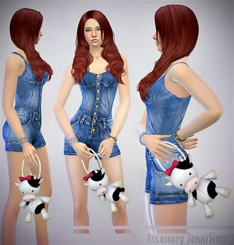 Sims 4 Cow Print Clothes Accessories FandomSpot