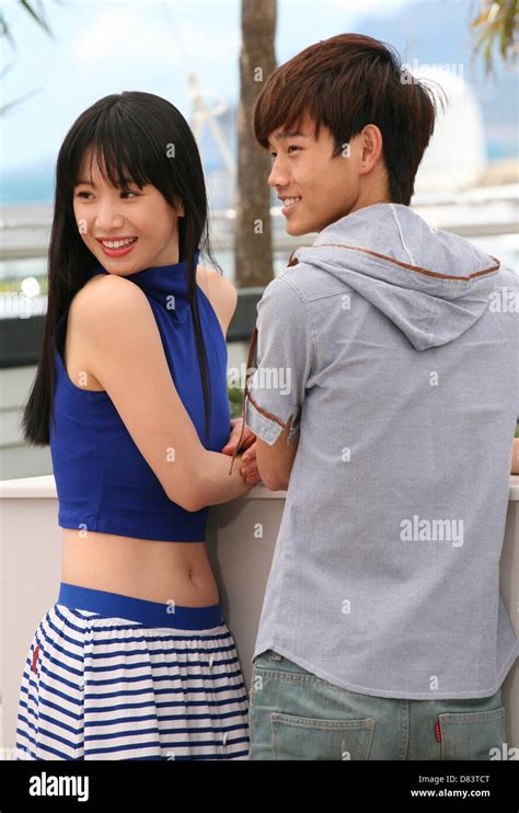 Cannes France 17th May 2013 Meng Li And Luo Lanshan At The Tian Zhu