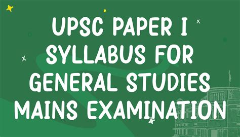Important Mind Maps For Upsc Exam