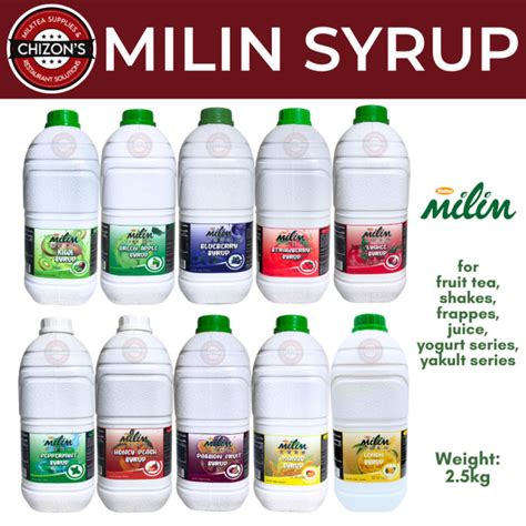 MILIN Fruit Tea Syrup 2 5kg Shake Juice Tea Frappe Lazada PH