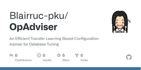 Github Blairruc Pkuopadviser An Efficient Transfer Learning Based Configuration Adviser For