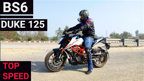 New Duke125 Bs6 Top Speed Youtube