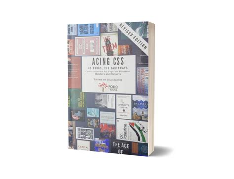 Acing Css By Folio Books Online Book Shop Pk Pakistan S No 1