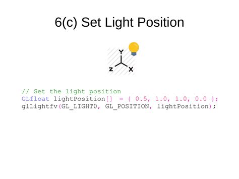 Opengl Lighting Basic Odp