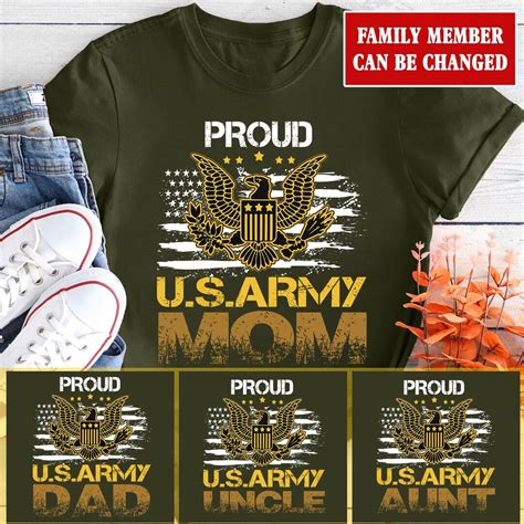 Proud Usarmy Mom Shirt Proud Army Mom T Shirt Army Dad Shirt
