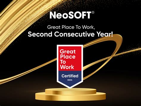 NeoSOFT Earns Second Consecutive Great Place To Work Certification