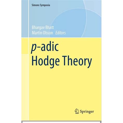 Учебники P Adic Hodge Theory 2020 Springer купить на Ozon по низкой цене 1282627131