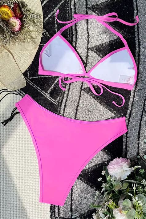 Pink Leopard Print Bikini Irhaz