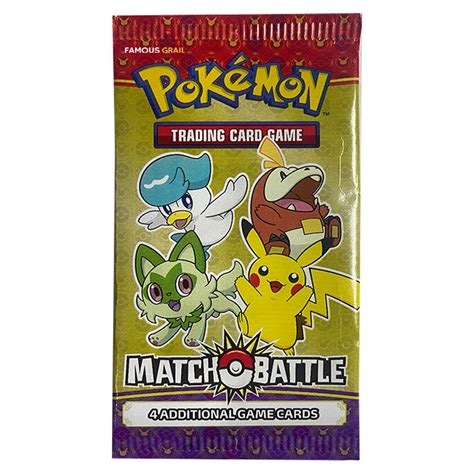Pokemon Mcdonalds 2023 Match Battle Booster Pack Famous Grail