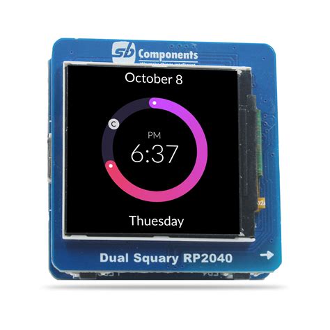 dual squary display 1 54 based on esp32 and rp2040