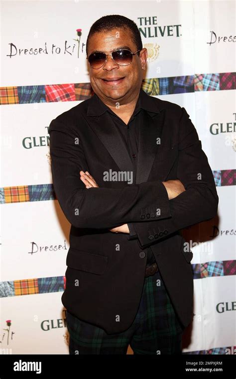 George Wayne Of Vanity Fair Poses For Photographers At The 9th Annual Dressed To Kilt Charity