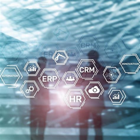 Premium Photo Erp Business Innovation Concept On Blurred Background