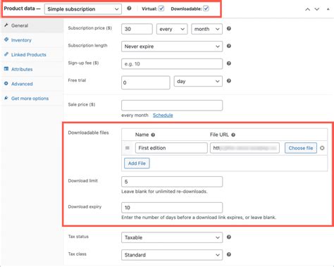 set up a virtual subscription product in woocommerce webtoffee