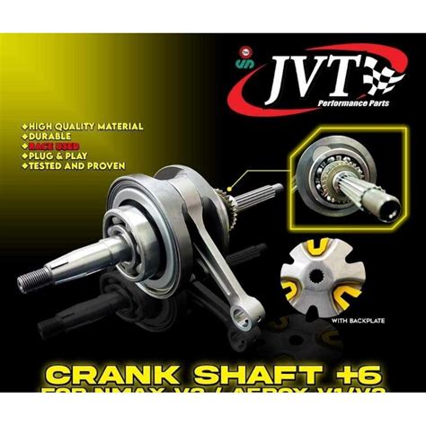 Jvt Crankshaft 6mm For Nmax V2 Aerox V1 V2 Shopee Philippines