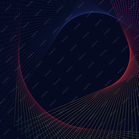 Free Vector Abstract Circular Geometric Element