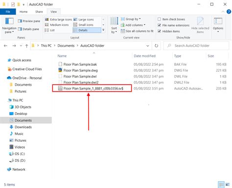 Three Important Types Of Autocad Drawing Files Dwg Bak And Sv And