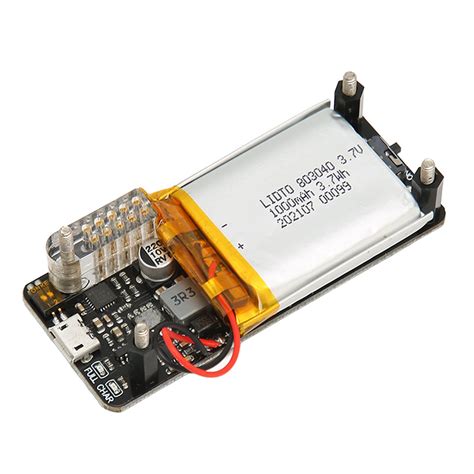 buy elprico v1 2 ups power hat board 1000mah battery 400ma charging
