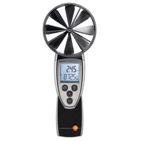 Testo Rotating Vane Anemometer Size 277 X 105 X 45mmflow Analysis