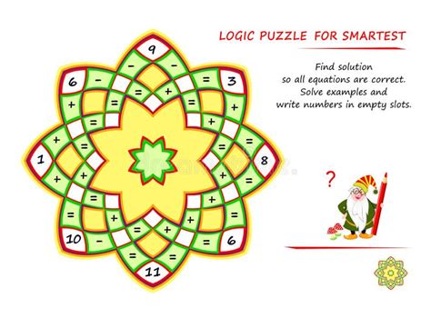 Math Logic Puzzle Game For Smartest Find Solution So All Equations Are Correct Solve Examples
