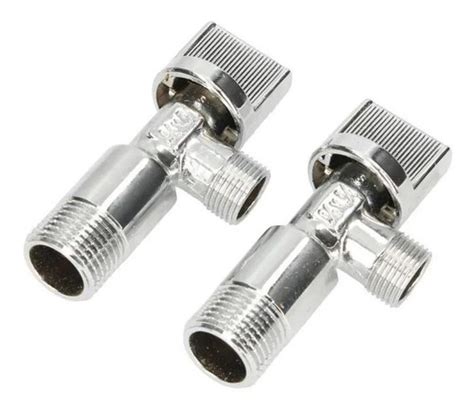 Llave Wc Angular Cromada C Flange He X He Cuotas Sin Inter S