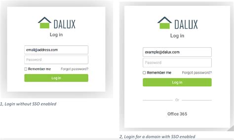 SSO Enable Microsoft Login AzureAD Dalux HelpCenter