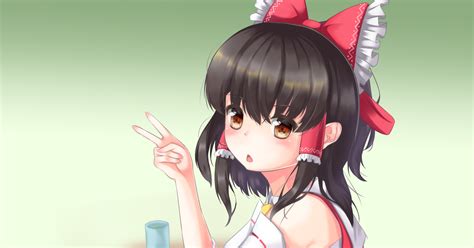 東方 こっち見てピースしているだけ べーやんのイラスト Pixiv