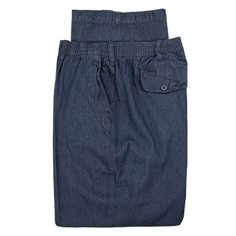 Falcon Bay Big And Tall Denim Full Elastic Pant 48x28