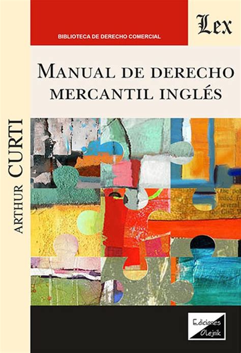 Manual De Derecho Mercantil Ingles Libro Del 2023 Escrito Por Arthur