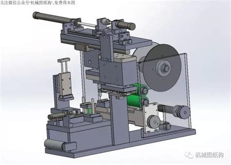 【非标数模】薄膜冲切机3d图纸 Solidworks设计 知乎