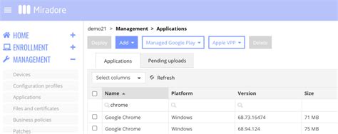 how to update windows apps deployed using an msi package miradore