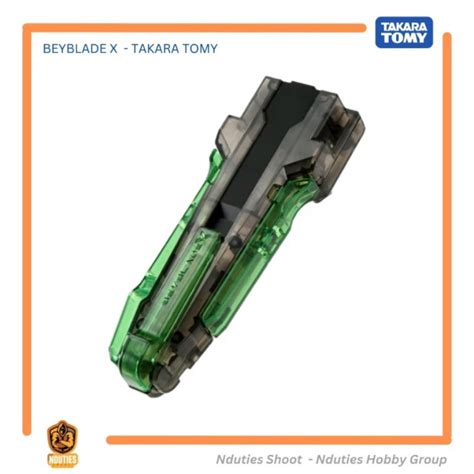 Jual Bx 00 Takara Tomy Beyblade X Custom Grip Clear Black Green Grip