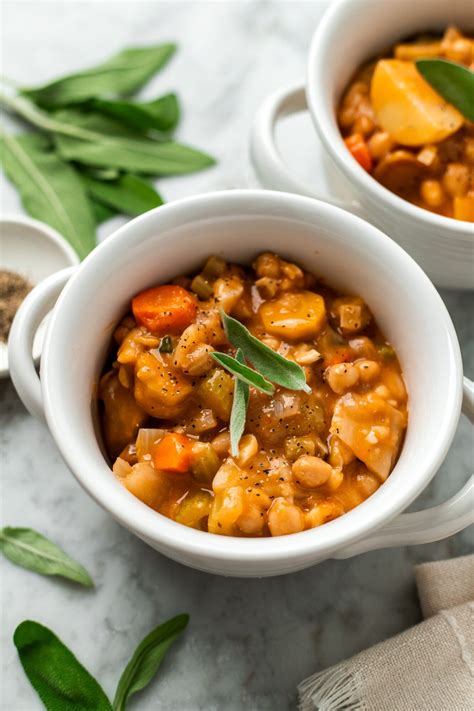 Homemade Healthy Vegetable Stew Recipe With Beans And Potatoes The