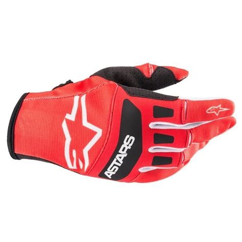 Alpinestars Techstar Red Black Gloves Mcas